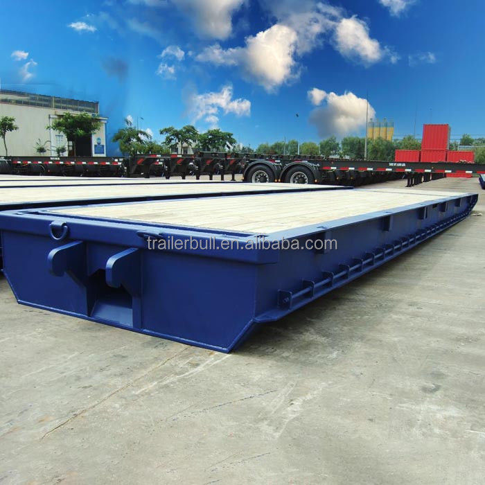 40ft 100ton Heavy Duty Mafi Roll Trailer Truck Trailers with 8 Steel ...