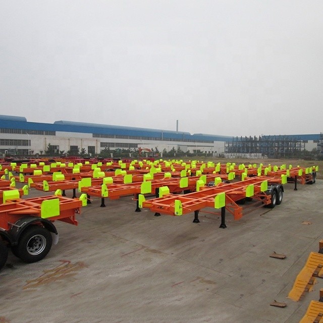 Max Payload of 40T Semi-Trailer for Terminal Container Chassis